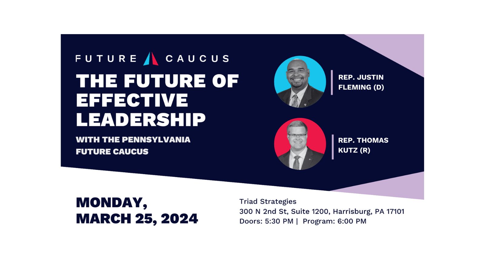 The Future of Effective Leadership with the Pennsylvania Future Caucus - Future Caucus